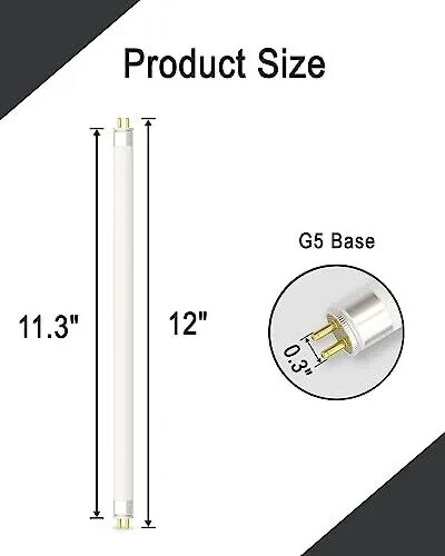 4 Pack T5 8W Replacement Bulb for Bell and Howell Monster Bug Zapper ...