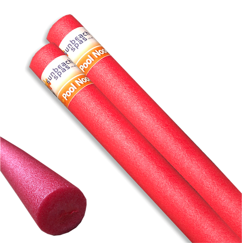 2x Red Single Swimming Pool Noodle Float Aid Woggle Logs Noodles Water ...