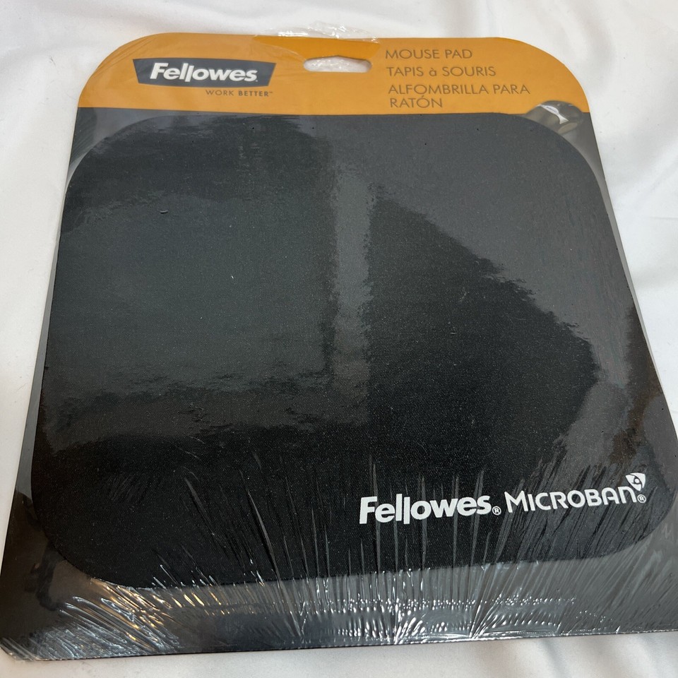 Fellowes Microban Mouse Pad, Black | eBay