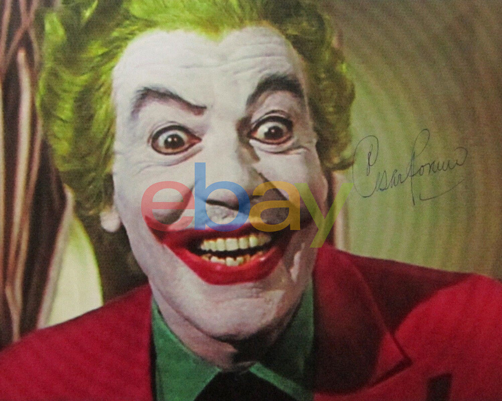 Cesar Romero The Joker Batman Signed 8x10 Autographed Photo reprint | eBay