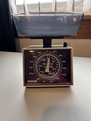 Vintage EKS Kitchen Weighing Scales - Retro 60’s 70’s | eBay UK