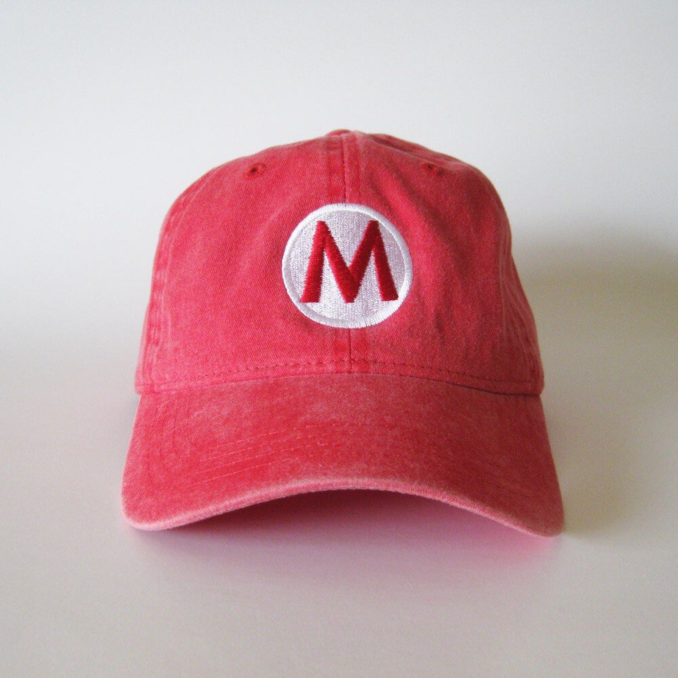 Super Mario Bros Cap Embroidered cap Mario Luigi Wario Waluigi Bowser ...