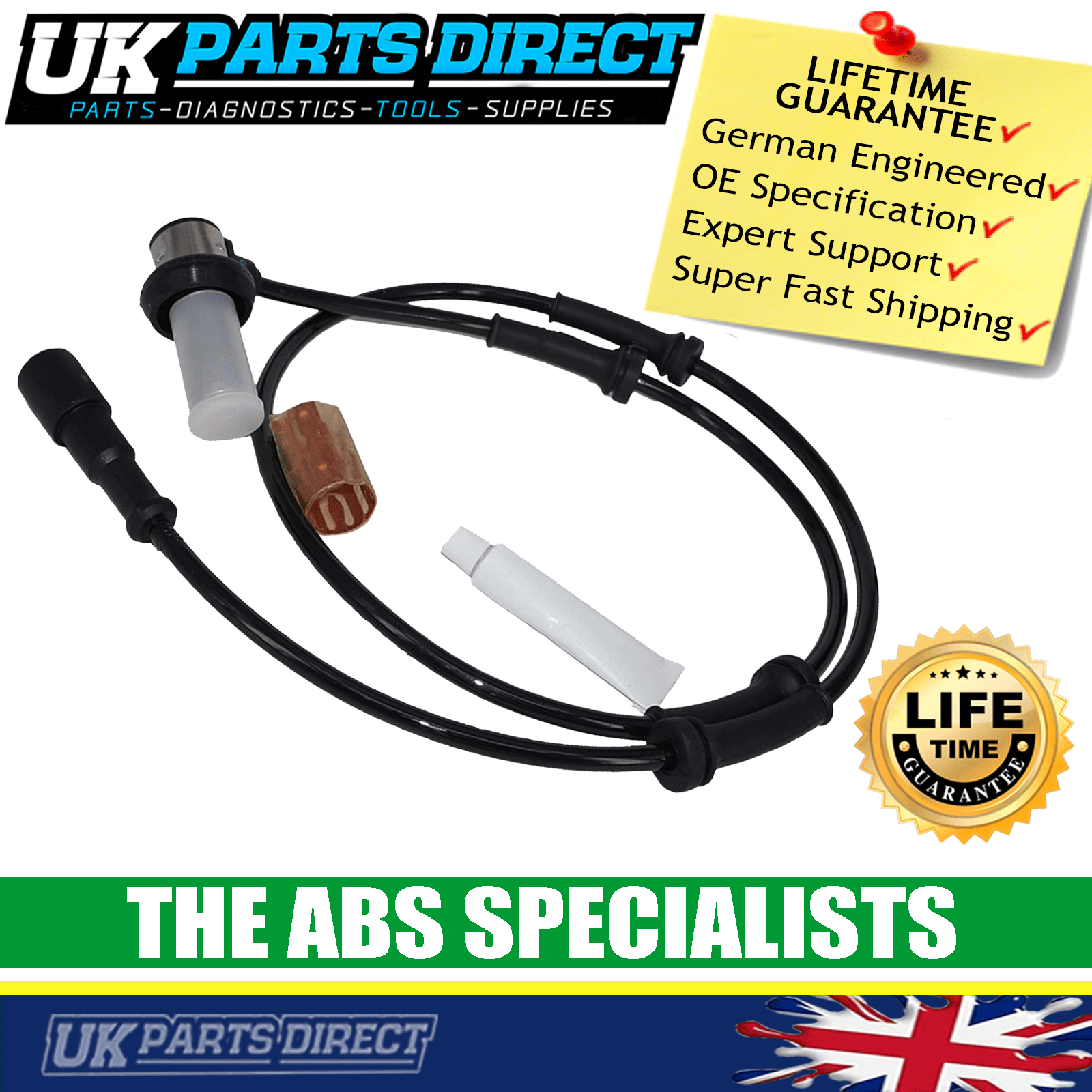 ABS Sensor for Range Rover P38 (94-02) Front - STC2786 - LIFETIME ...