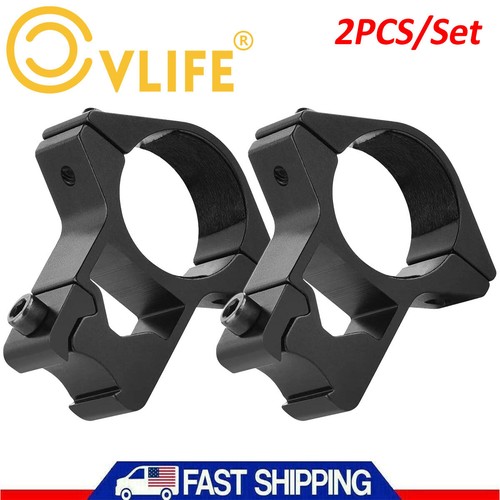 2 PACK 1 Inch High Profile Scope Rings For Most 11mm or 3/8 Dovetail ...