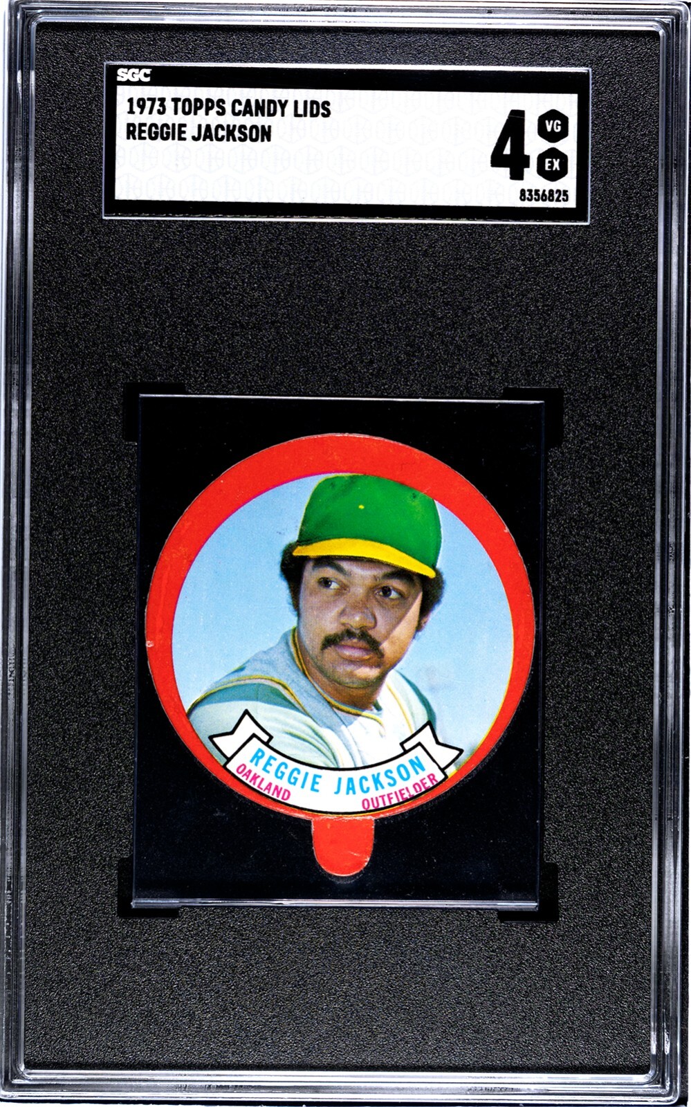 1973 Topps Candy Lids Reggie Jackson Oakland A's SGC 4 | eBay