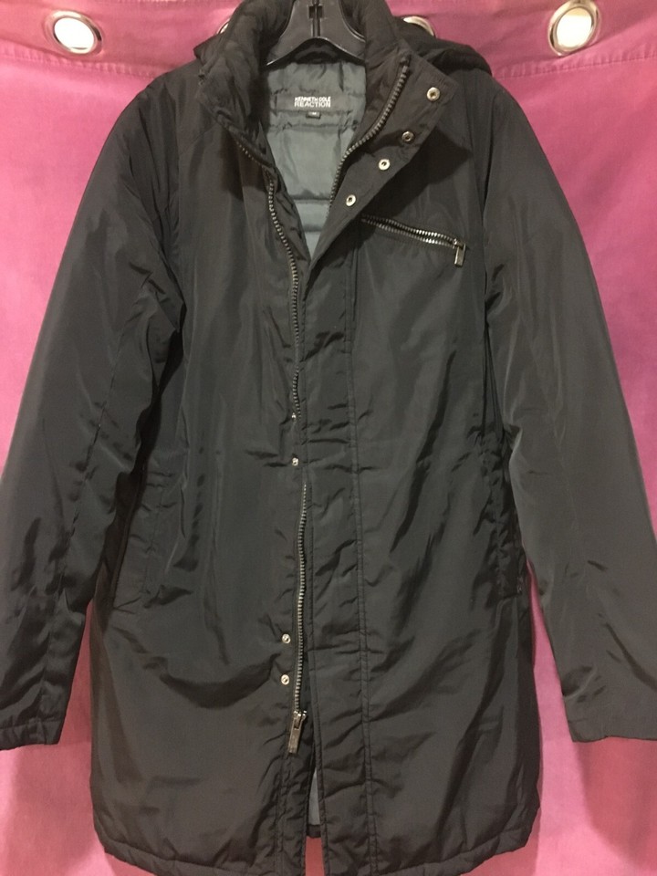 Men's Kenneth Cole Reaction Winter Down Jacket Black Size M RN54163 | eBay