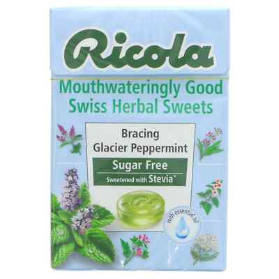 Ricola | Glacier Peppermint -Sugar Free - (pack of 10) (BBE 07/24 ...