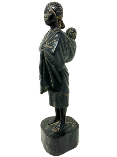 Malgache School & Tananarive & Madagascar & Art Deco Figurine & Wood ...