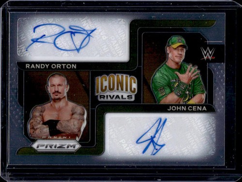 2022 Panini Prizm WWE John Cena / Randy Orton AU Iconic Rivals Dual ...