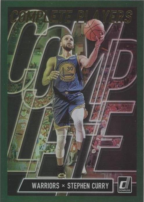 2019-20 Panini Donruss - Complete Players Stephen Curry #7 Green Flood ...