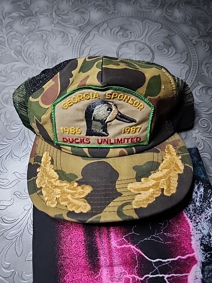 Vintage Ducks Unlimited 80s Trucker Hat Snapback Cap … - Gem