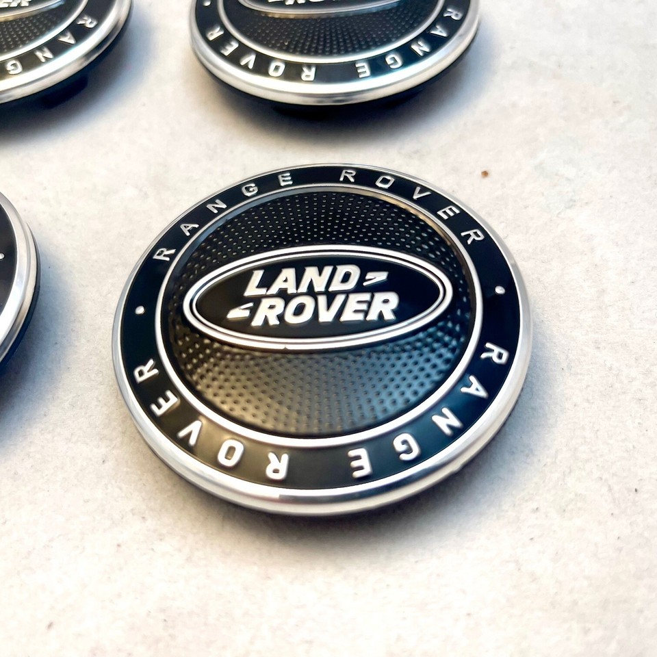 4x Range Rover Alloy Wheel Hub Centre Caps for Vogue, Sport, Evoque ...