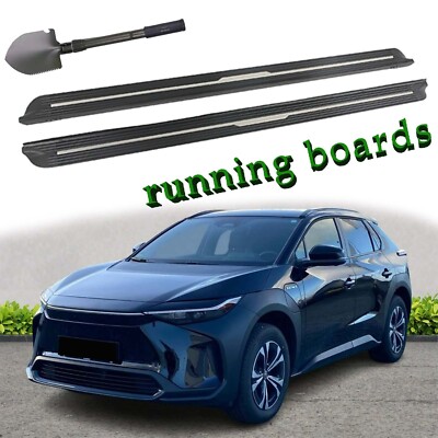 2Pcs Fits for Toyota BZ4X 2022-2025 Fixed Running Board Side Step Pedal ...
