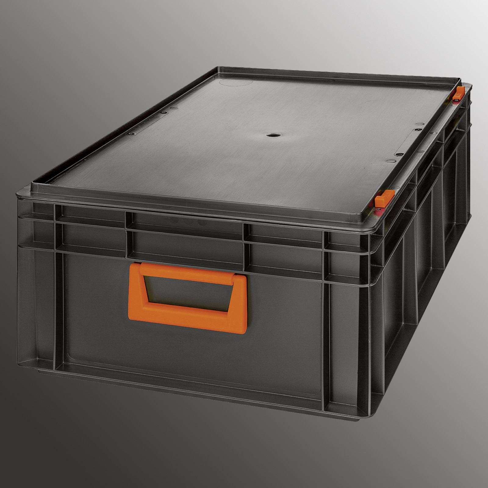 Stapelkiste Systemkoffer Transportkiste Lagerkiste stabil mit Deckel ...
