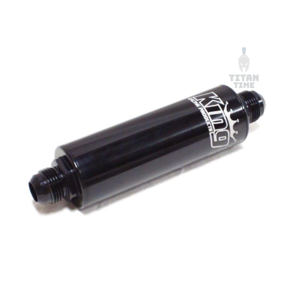KING RACING PRODUCTS KRP4320 Fuel Filter In-Line 100 Micron Aluminum ...