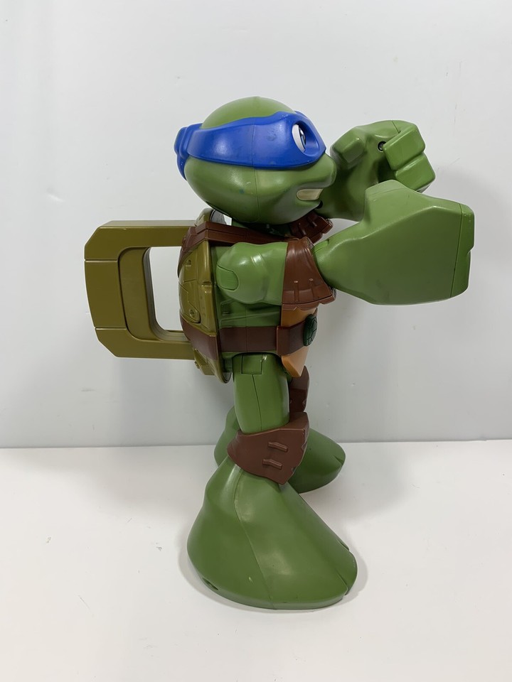 TMNT Teenage Mutant Ninja Turtles 12" Large Leonardo Talking Action ...