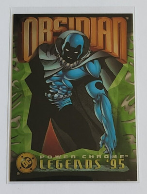 1995 DC COMICS OBSIDIAN POWER CHROME LEGENDS by SKY BOX CARD #15 | eBay