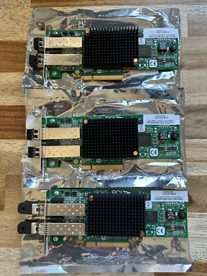 Emulex LPE12002 8Gb FC Dual-port HBA Network Card P002181-01B w/2 SPF+ ...