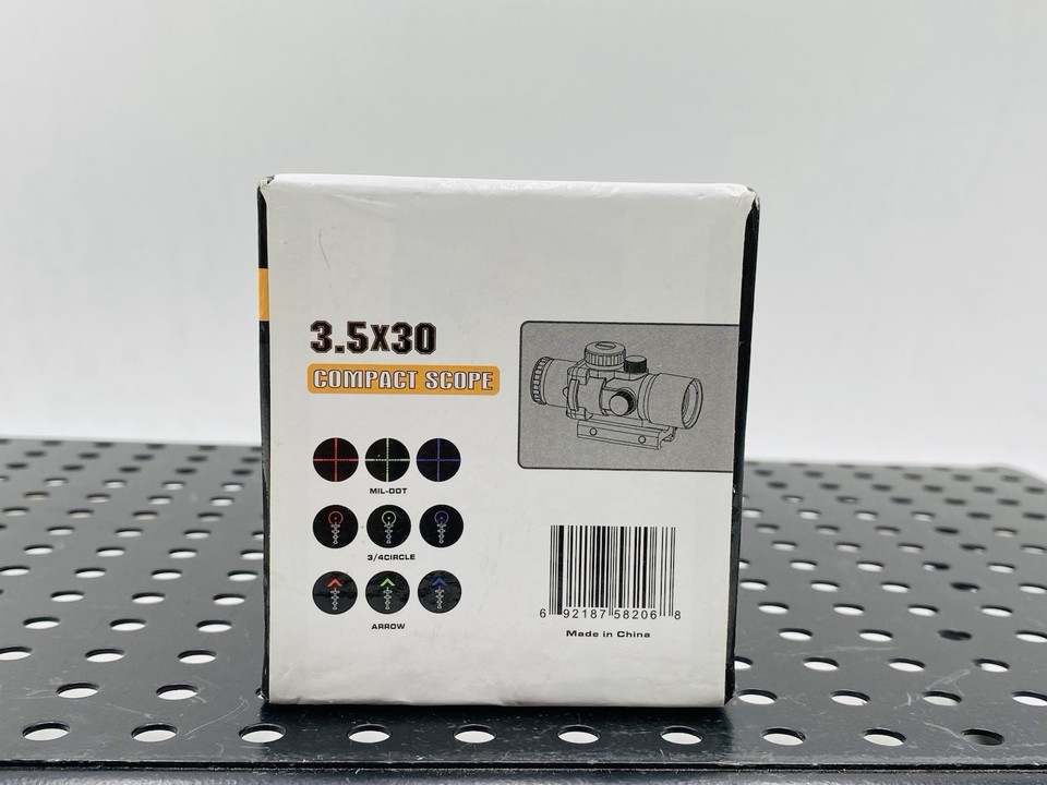 3.5X30 Prism Scope Compact Prismatic Rifle Scope Etched Glass ...