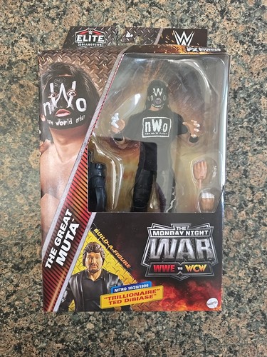 WWE Elite Monday Night War 7 The Great Muta NWO Action Figure w/ BAFNew ...