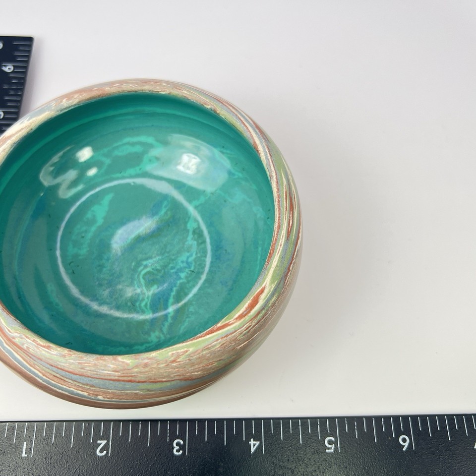 DESERT SANDS POTTERY MISSION SWIRL 4.5" BOWL Vintage 1950s Boulder City ...