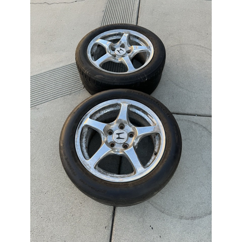 🔥 OEM Honda S2000 AP1 Rear Factory Wheels with Center Caps (CHROME ...