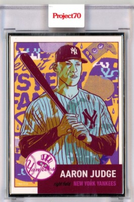 2021 TOPPS PROJECT 70 - AARON JUDGE BY BREATH - AP 05/51 SILVER FRAME ...
