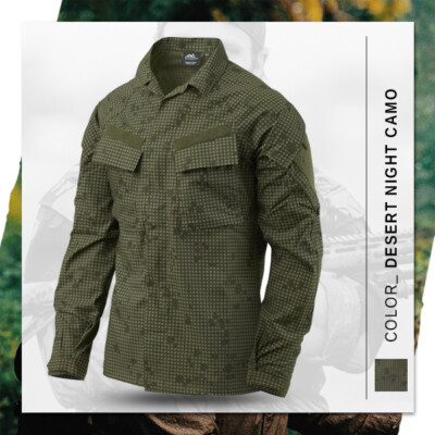 Tactical Uniform Shirt Helikon Tex RAID Combat Field Jacket Desert ...