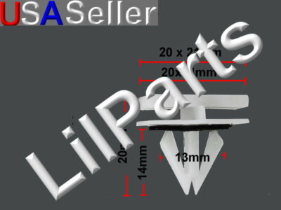 Rocker Panel Moulding Clip GM 11518357 Chevrolet Avalanche Plastic Snap ...