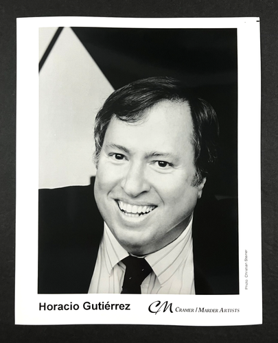 2000 Horacio Gutierrez Pianist UCLA Royce Hall Concert Vintage Promo ...