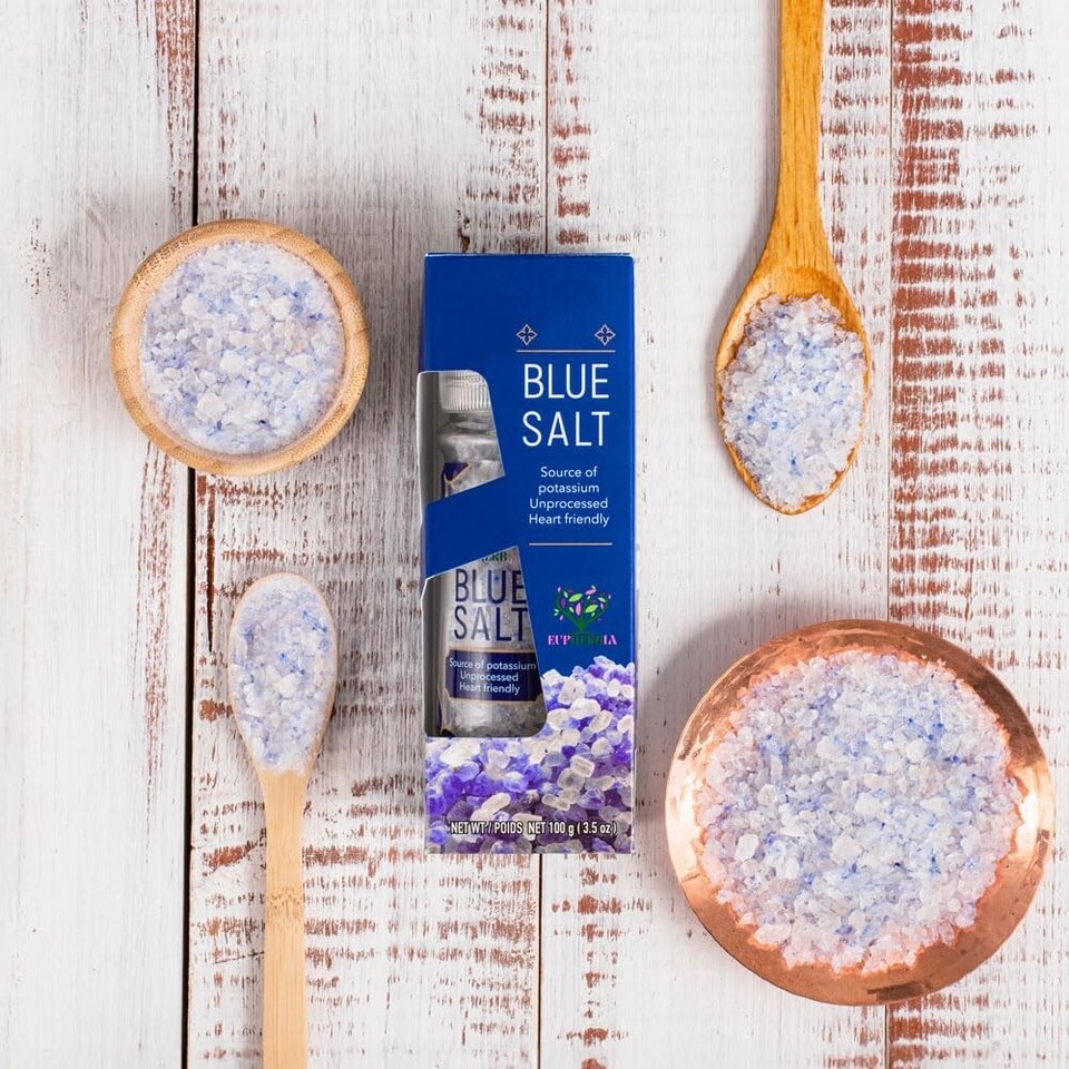 Rare Blue Mineral Salt - Coarse, High Potassium, Low Sodium ...