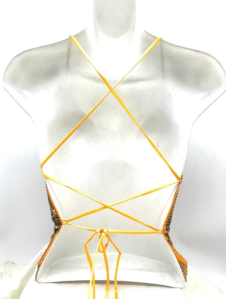 Small Size Metal Mesh Tops for Women Party Prom Night Club (USA Stock ...