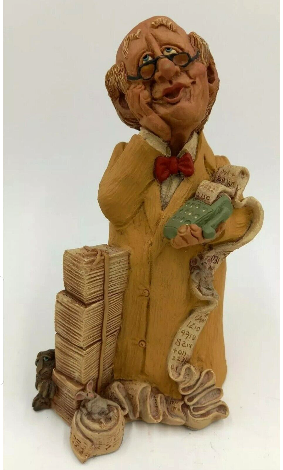 RARE FRUMPS ACCOUNTANT McSweeney RESIN FIGURINE 6.5in | eBay