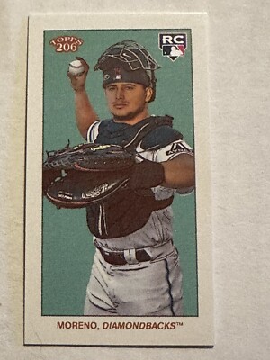 2023 Topps T206 High Series Carolina Brights Back GABRIEL MORENO RC ...