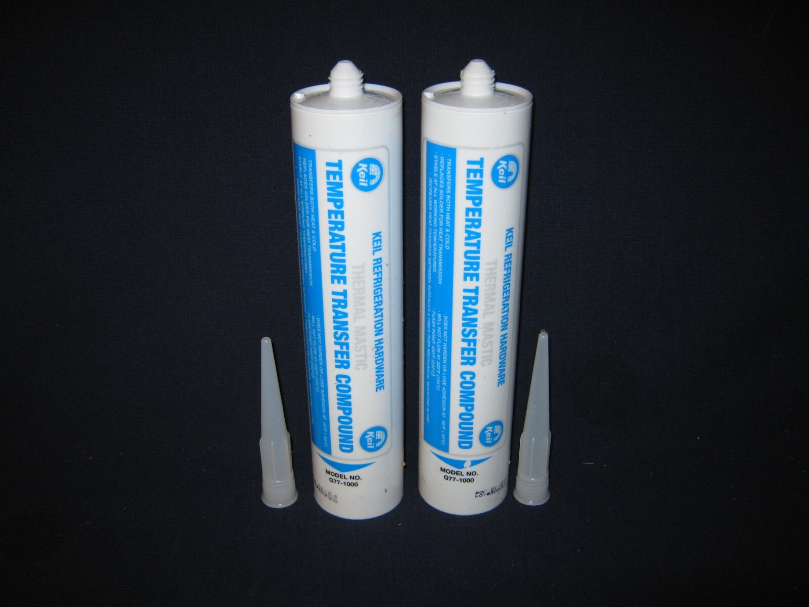{2}KEIL THERMAL MASTIC 10 OZ TUBE HEAT TRANSFER COMPOUND-Q77-1000-FREE ...