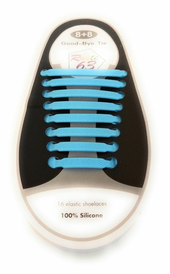 Elastic No Tie Shoe Laces Silicone Rubber shoelaces for trainers ...