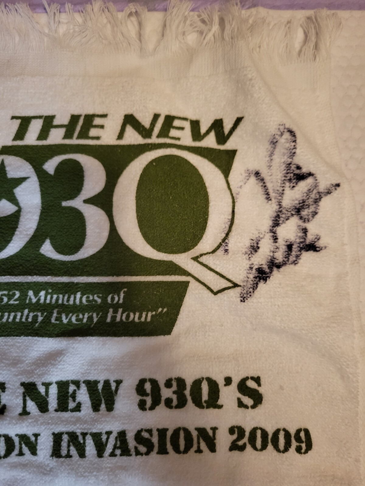 Clay Walker Autographed Signed towel poster photo CD country music ...