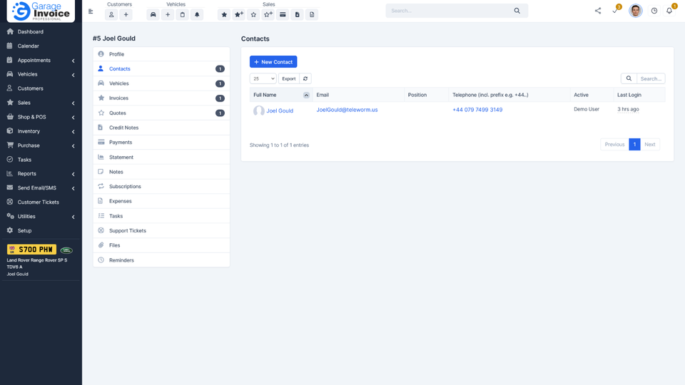 Car Garage & Workshop Management and Invoicing Software with ...