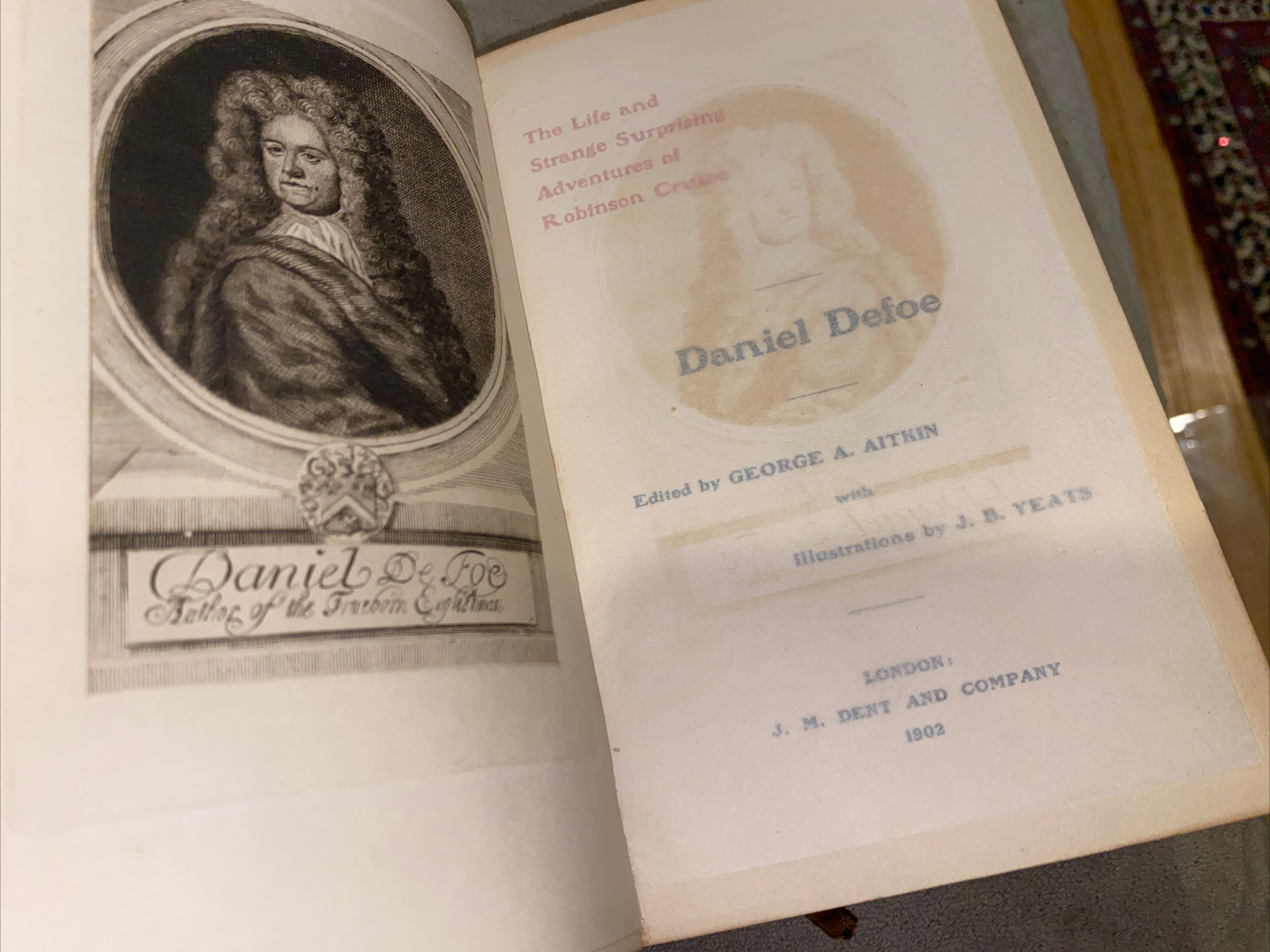The Works of Daniel Defoe 1902 Numbered Edition 203/250 14 vol Robinson ...