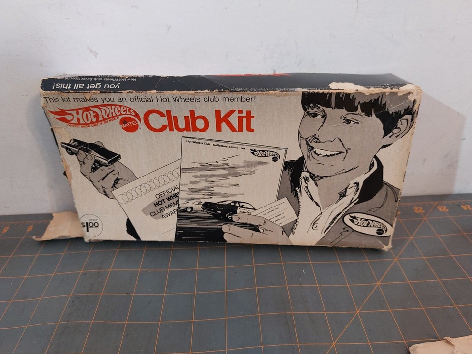 Vintage Hot Wheels Redline ORIGINAL Club Kit Box Manual Membership ...