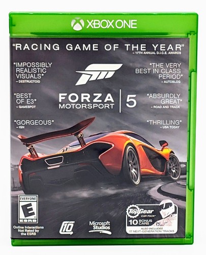 Forza Motorsport 5 (Xbox One) Console Game 885370801637| eBay