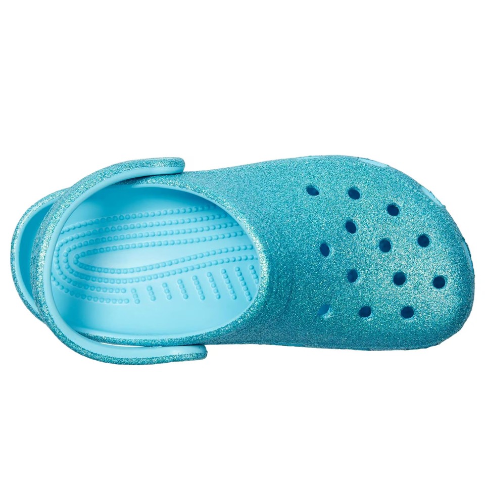 Crocs Classic Glitter Clogs Tinted Glass 210985-4WD Toddler Size 10C ...