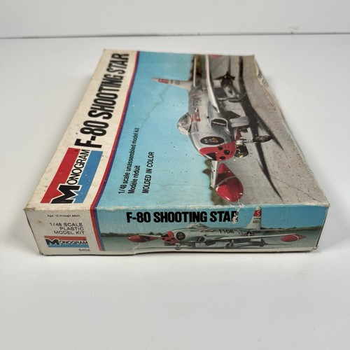 Monogram F-80 Shooting Star Model Kit 5404 Vintage 1977 B -1:48 Scale ...
