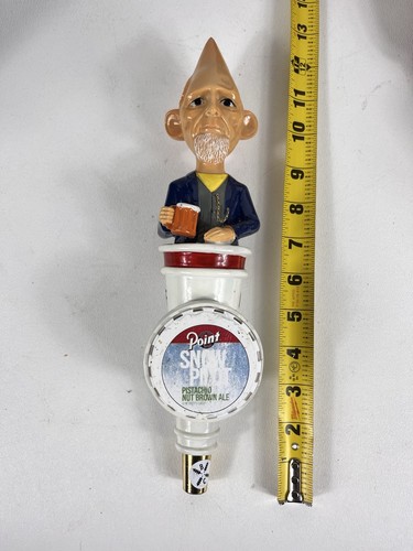 Vintage Stevens Point Snow Point CONEHEAD Draft Beer Tap Handle 12 ...