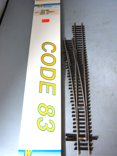 HO Walthers Code 83 #6 LH Turnout 948-803 | eBay