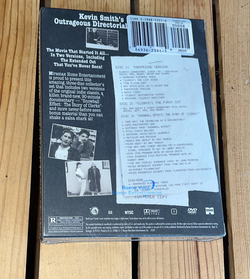 Clerks (Three-Disc 10th Anniversary DVD Set) | eBay