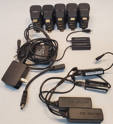 LARGE LOT AIRTAME WIRELESS HDMI DISPLAY ADAPTER AT-DG1 AND ACCESSORIES ...