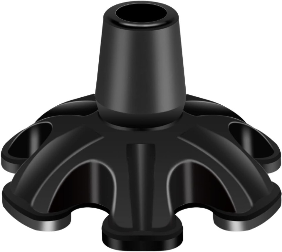 Cane Tip 3/4 inch 6 Support Cane Feet Self Standing Cane Tip, 6 Support ...