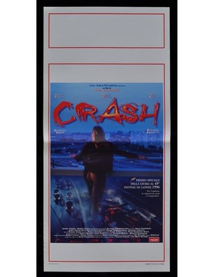 locandina CRASH james spader holly hunter david cronenberg B384 | eBay