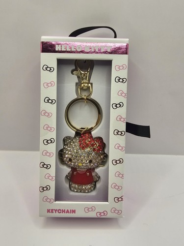 Sanrio Hello Kitty Red Rhinestone Keychain Bag Charm | eBay